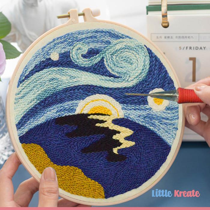 Jual Smallpunch#02 - Diy Punch Needle Embroidery Kit / Paket Sulam ...