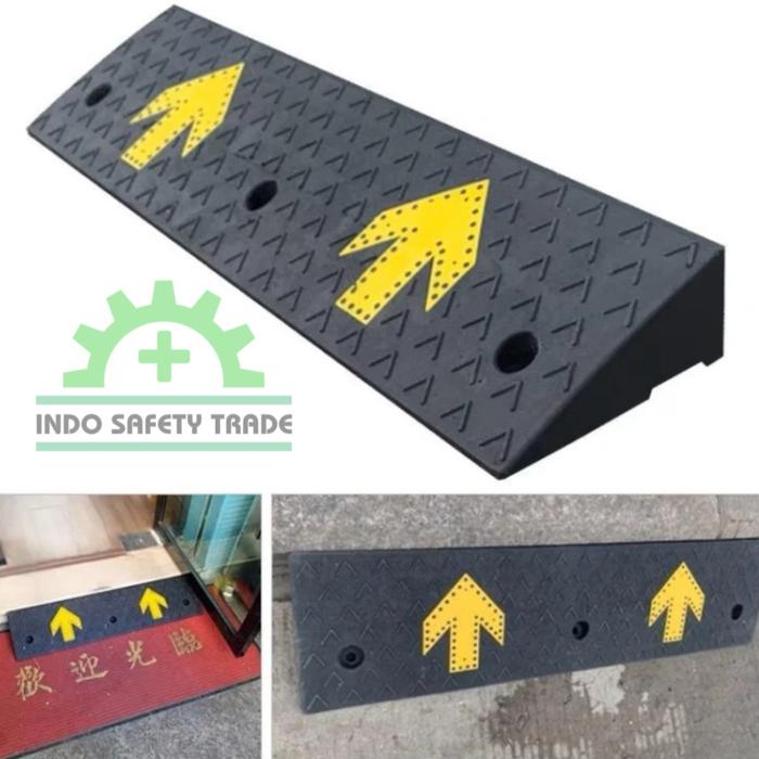 Jual Curb Ramp PVC Tinggi 10cm Tanjakan Rubber Ramp Tebal Kuat ...