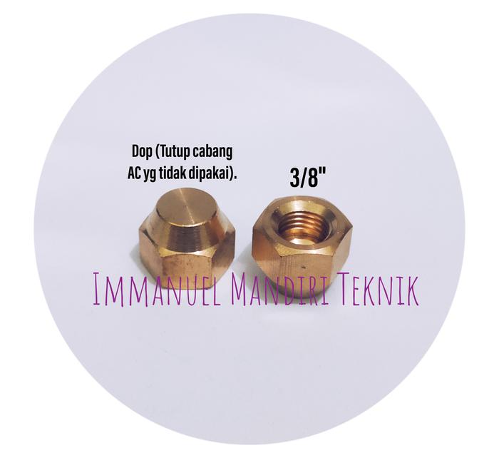 Jual Dop plug flare AC 3/8 sae / Penutup nepel flare ac 3/8 sae ...