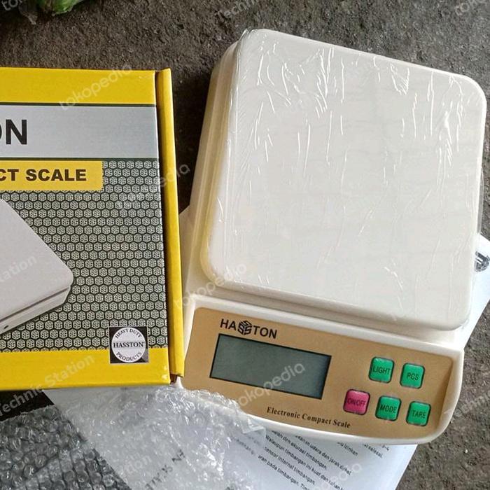 Jual Timbangan dapur model datar 5kg HASSTON 4561-012,Timbangan Digital ...