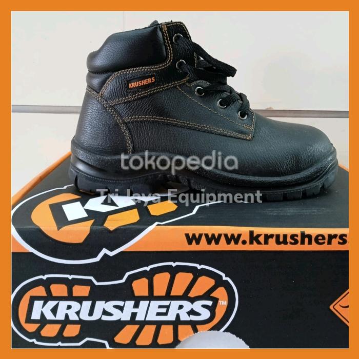Jual Sepatu Safety Krushers Dallas Black Original Berkualitas Terjamin ...
