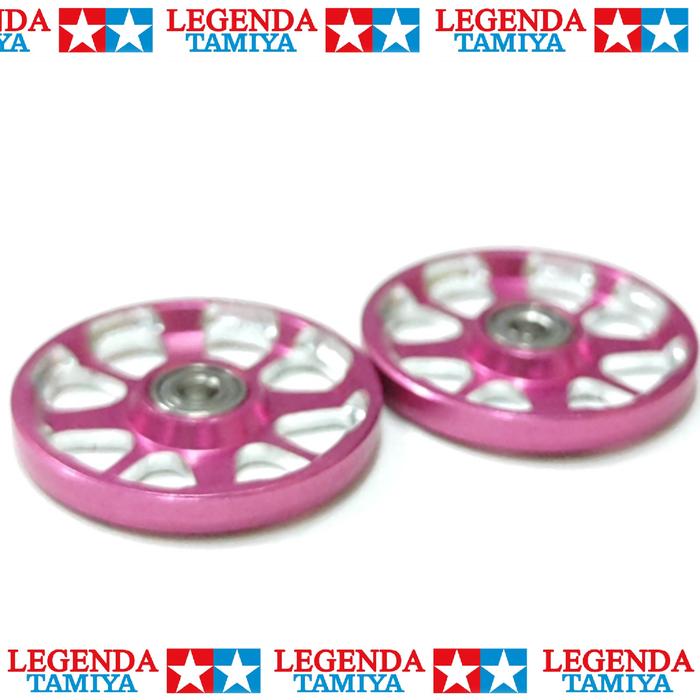 Jual REP TAMIYA ROLLER ALUMUNIUM 19MM 8V / ROLLER ALU 19MM - PINK ...