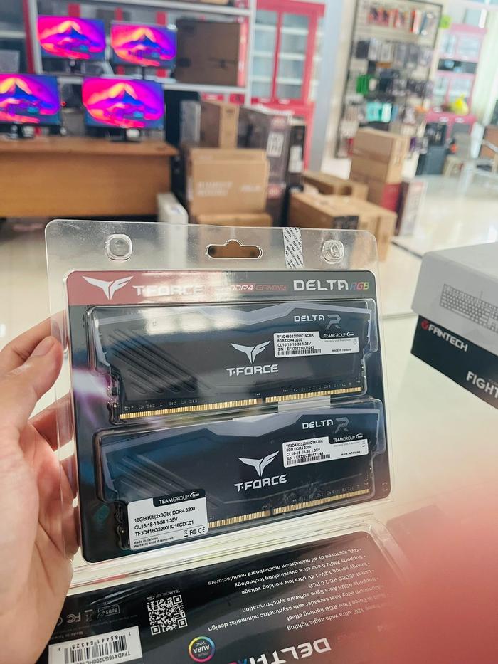 Jual MEMORY TEAM DELTA TFORCE RGB 2X8GB 3200 - Kota Bontang - Option Gametech | Tokopedia
