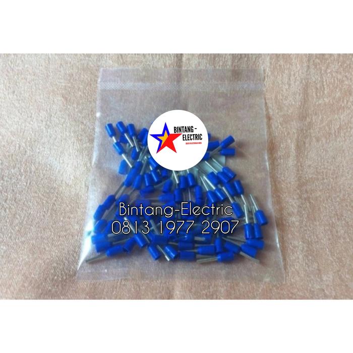 Jual Skun Kabel Ferrules / Scun Botol Ukuran 0.75 mm Warna Biru ...