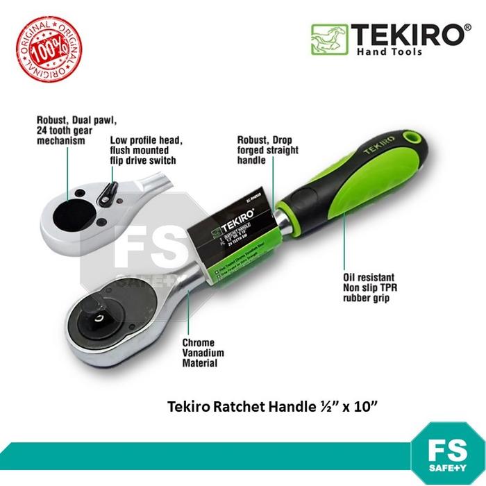 Jual Tekiro Ratchet Handle Gagang Kunci Sok Rachet - Jakarta Barat - FS ...