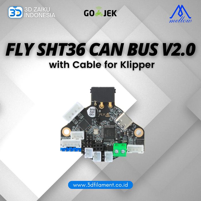Jual Original Mellow Fly SHT36 V2.0 CAN BUS Board with Cable for Klipper - Jakarta Barat - 3D ...