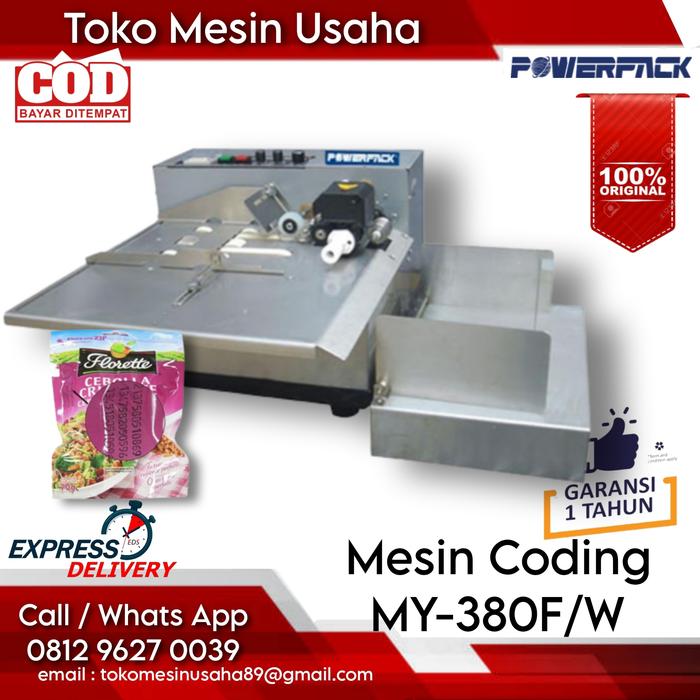 Jual Mesin Cetak Kadaluarsa / Mesin Coding Otomatis MY-380F/W POWERPACK ...
