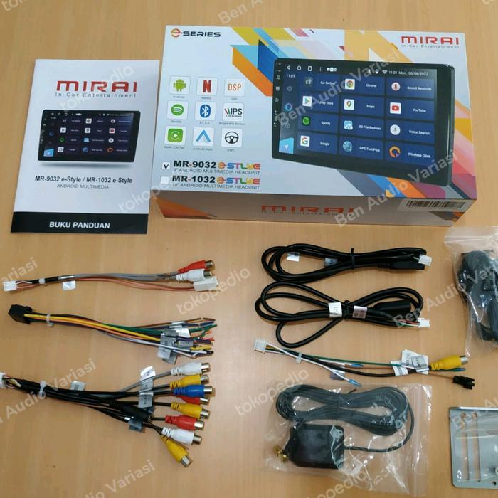 Jual Head Unit 9 Inch Android MIRAI MR-9032 e-Style Ram 2/32 GB - Jakarta Pusat - Ben Audio ...