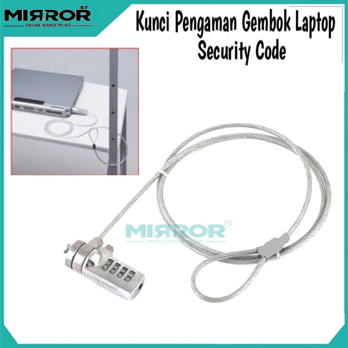 Jual Kunci Gembok Pengaman Laptop Dengan Code Number - Jakarta Pusat ...