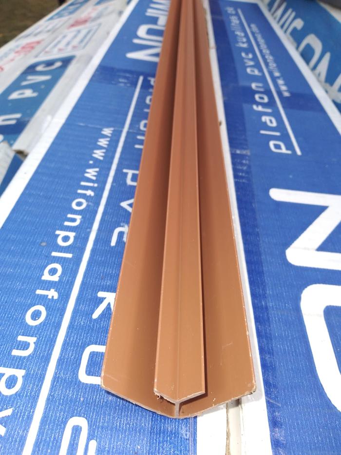 Jual Lis Siku Dalam Plafon Pvc Coklat - Jakarta Selatan - Faren Plafon Pvc | Tokopedia