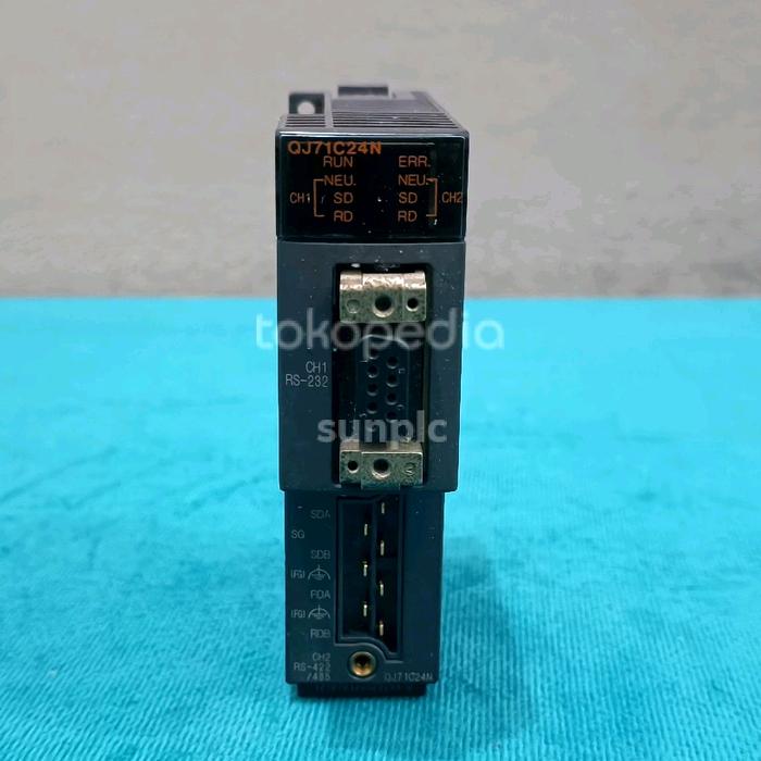 Jual QJ71C24N RS232 RS422/RS485 UNIT PLC MITSUBISHI Q Series - Kab ...