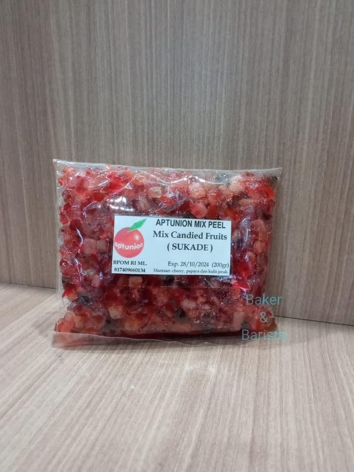 Jual Aptunion Mixed Fruits Peel with Cheries 200gr / Sukade 200 gram ...