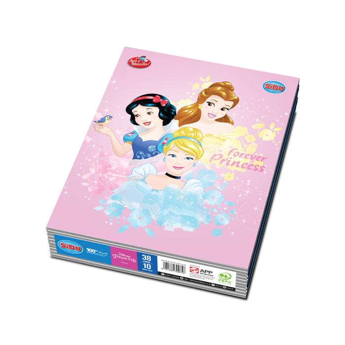 Jual Sidu Buku Tulis Disney Princess 38 Lembar - 10 Buku Di Seller ...