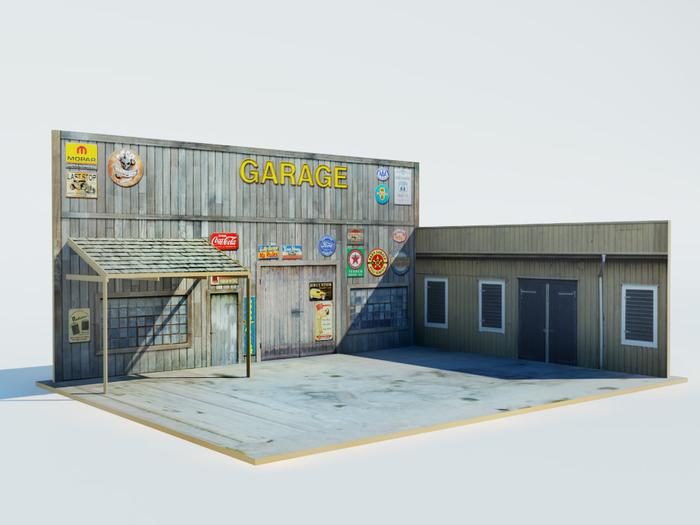 Jual papercraft diorama Garage - Kab. Indramayu - Parehehehe | Tokopedia