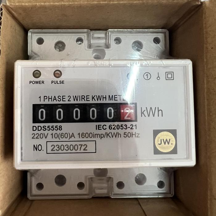 Jual KWH / Energy / Energi meter meteran Analog Analogue 1 Phase 1P 2 ...