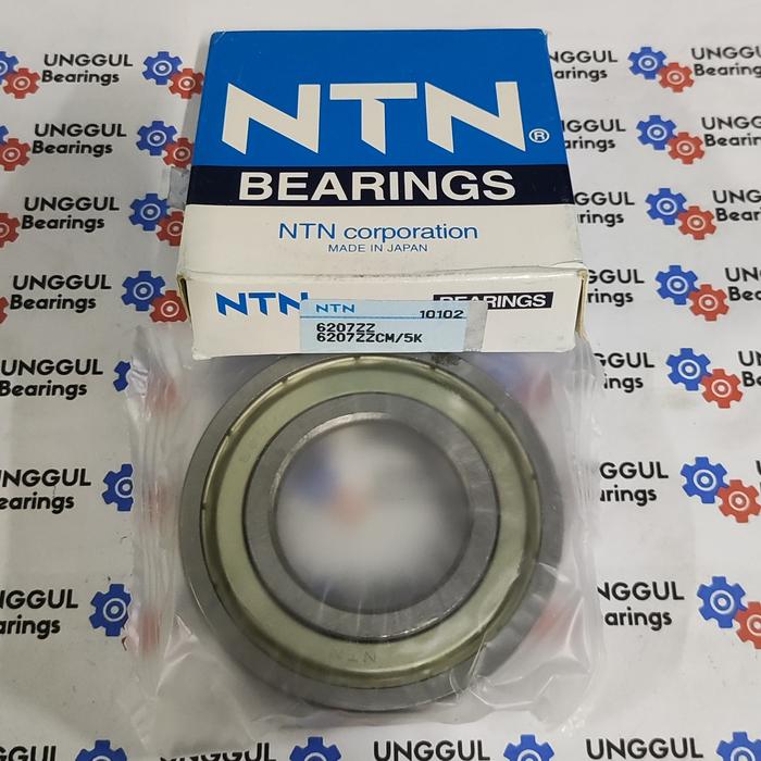 Jual BALL BEARING NTN 6207 ZZ TUTUP BESI 6207ZZ 35 x 72 x 17 MM ...