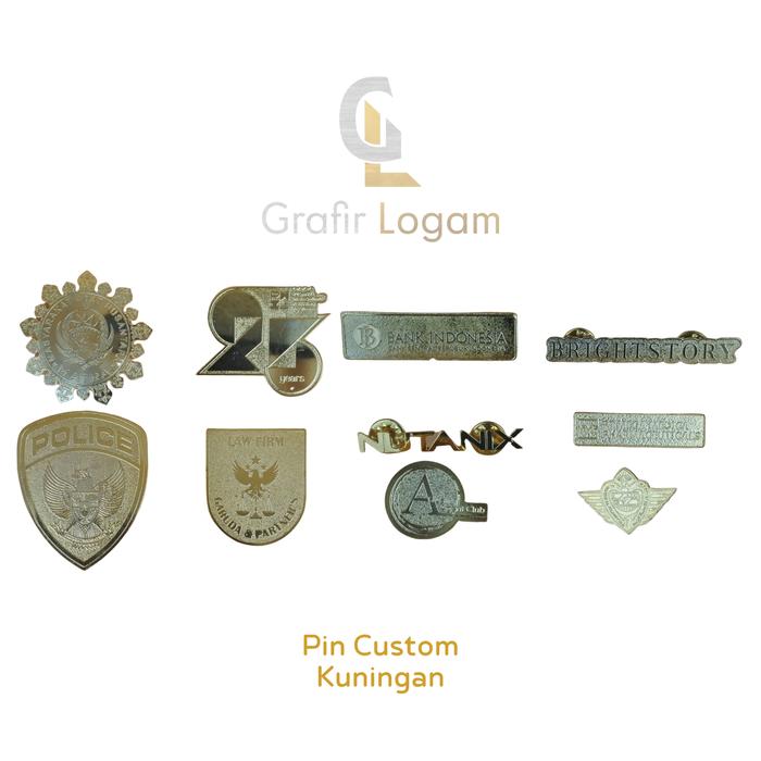 Jual Pin Custom Kuningan - Jakarta Pusat - Grafir Logam | Tokopedia