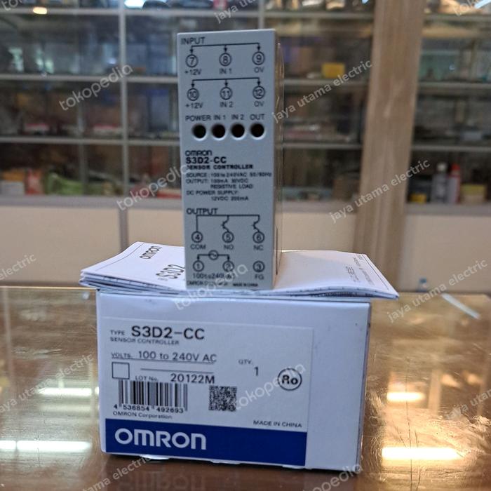 Jual OMRON Sensor Controller S3D2-CC 100-240V AC - Jakarta Barat - jaya utama electric | Tokopedia