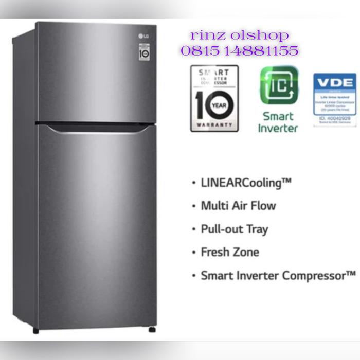 Promo KULKAS LG GN-B222SQIB GNB222SQIB 2 PINTU INVERTER Cicil 0% 3x ...