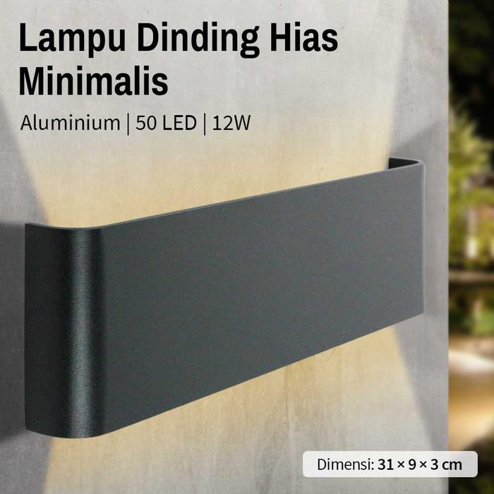 Promo Lampu Tempel Dinding Tembok Pilar Teras LED Indoor Outdoor ...