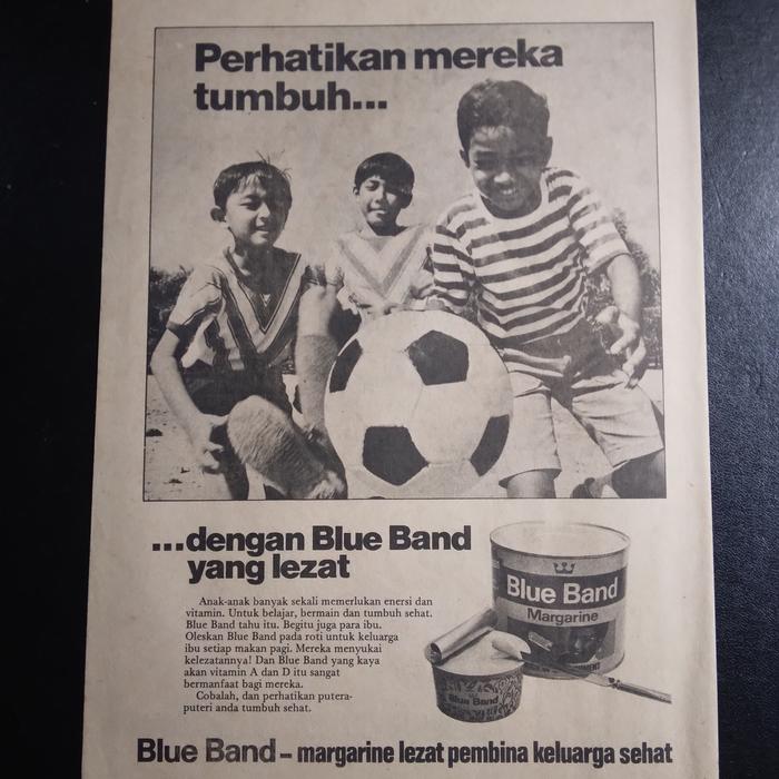 Jual Iklan jadul Blue Band copotan majalah lawas - Kab. Kebumen - idola ...