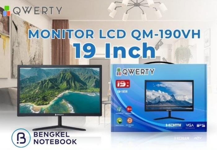 Jual LED Monitor PC Power Up/Qwerty M 19.0'' W2 VGA HDMI IPS - Kota ...