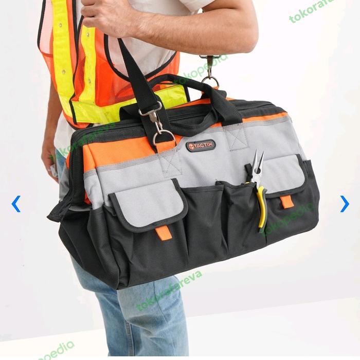 Jual Tactix Tool Bag Tas Kerja Alat Perkakas Toolkit Multifungsi 50 cm ...