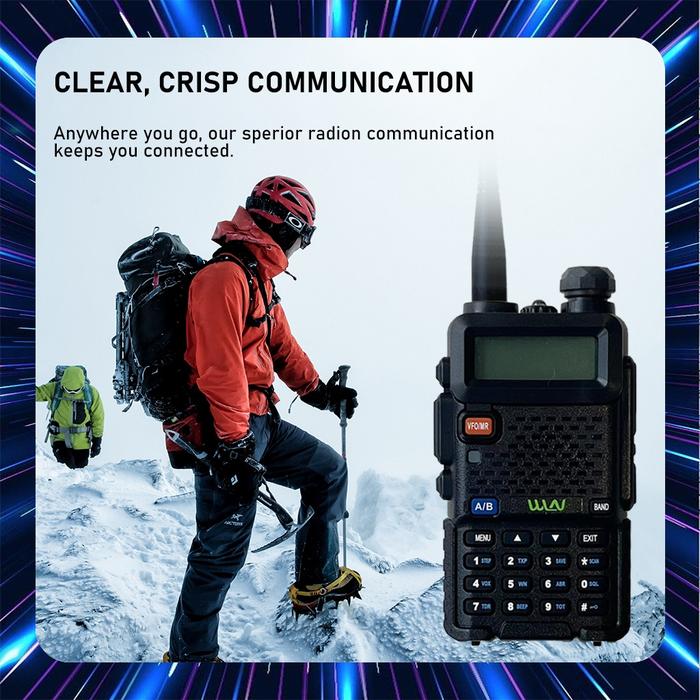 Jual Ht Wln Kd-uv1 Radio Dua Arah Walkie-talkie 5w Dual-band Portabel 5w Di Seller Noelle ...