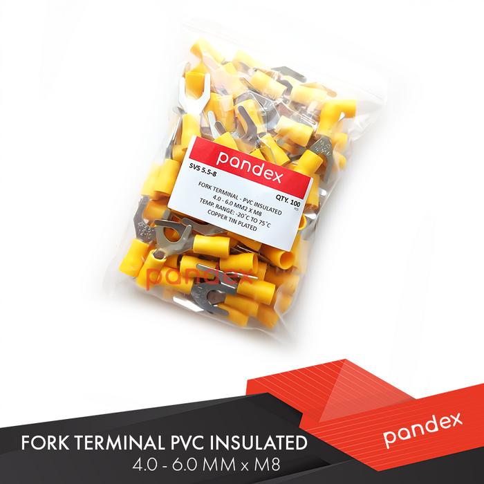 Jual Pandex Fork Terminal 5.5-8 Insulated / Skun Y / Skun Kabel - Kota ...