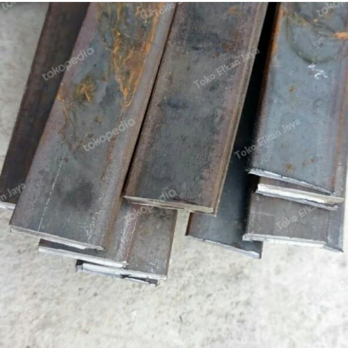 Jual plat strip besi 5mm x 50mm x 6meter/ 5mm x 50 mm x 600cm - Jakarta ...