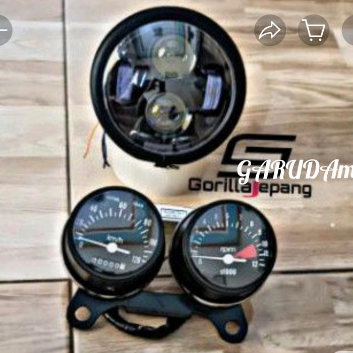 Jual lampu depan led daymaker set speedo cb 125 pnp cb gl mp tiger ...