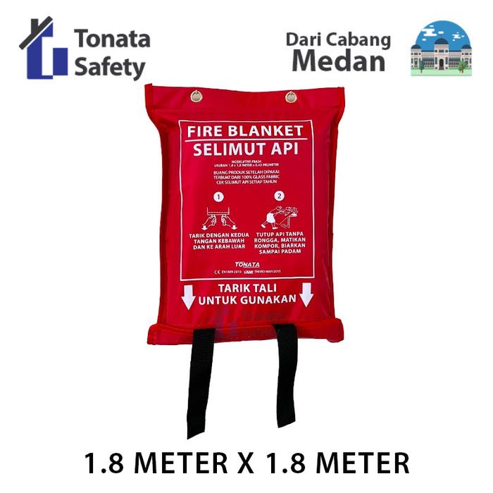 Promo Fire Blanket / Selimut Api Tonata 1,8 x 1,8 m (Soft Case) - Kota Medan - Tonata Safety ...