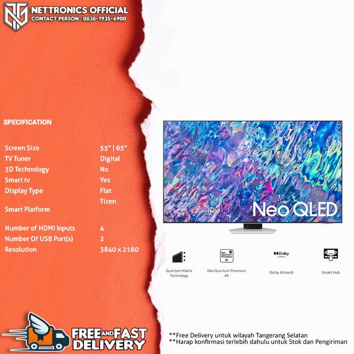 Jual SAMSUNG NEO QLED 55QN85B - SMART TV 55" 4K UHD 120HZ ...