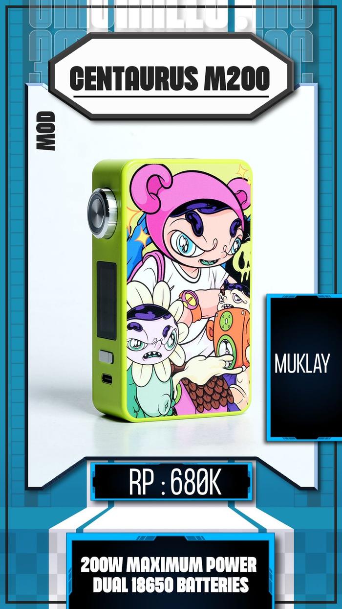 Jual Centaurus M200 Muklay Limited Edition by Lostvape x Muklay23 x PAN ...