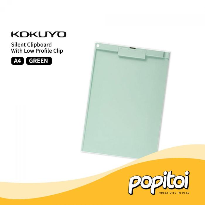 Jual Kokuyo Silent Clipboard A4 Portrait Clip Papan Tulis Jalan Dada ...