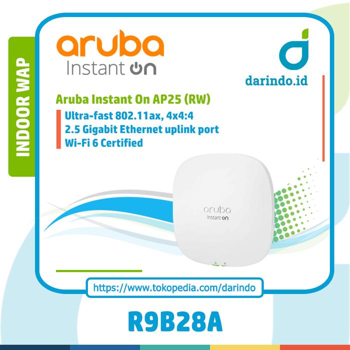 Jual Aruba Instant On AP25 Wi-Fi 6 Access Point [R9B28A/R9B33A ...