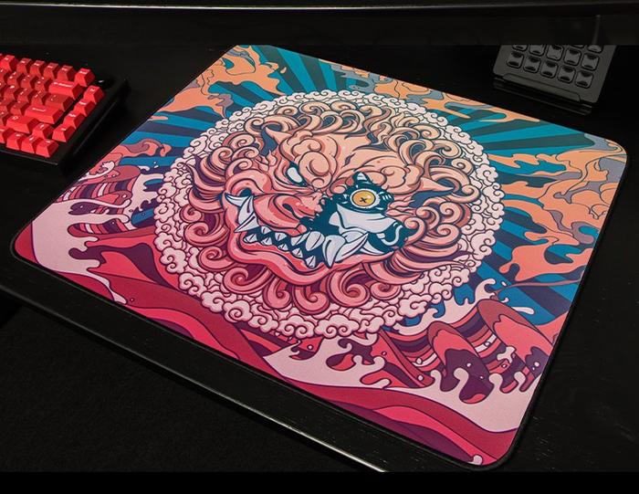 Jual Tiger Arc Esport Tai Bao Cloth Surface Puru+ Base Gaming Mousepad ...