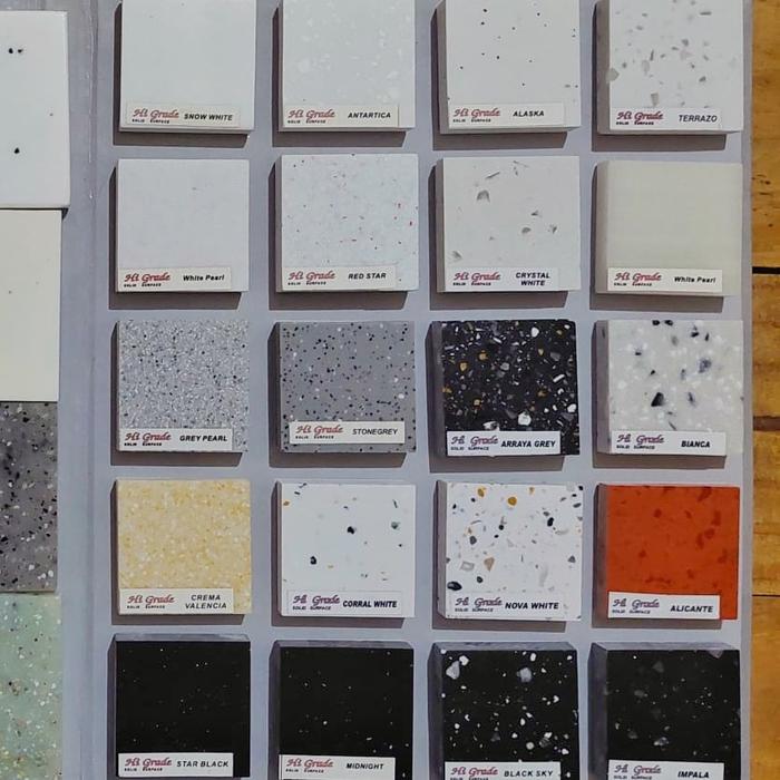 Jual solid surface top table/meja dapur/granit/marmer bandung/solid surface - Kota Bandung - 492 ...