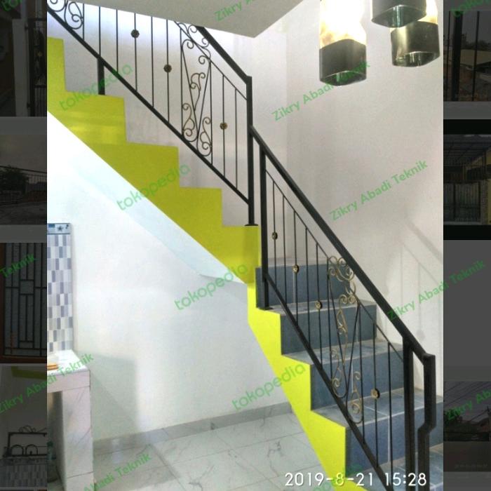 Jual Railing Tangga Minimalis Modern Railing Tangga Besi Pegangan ...