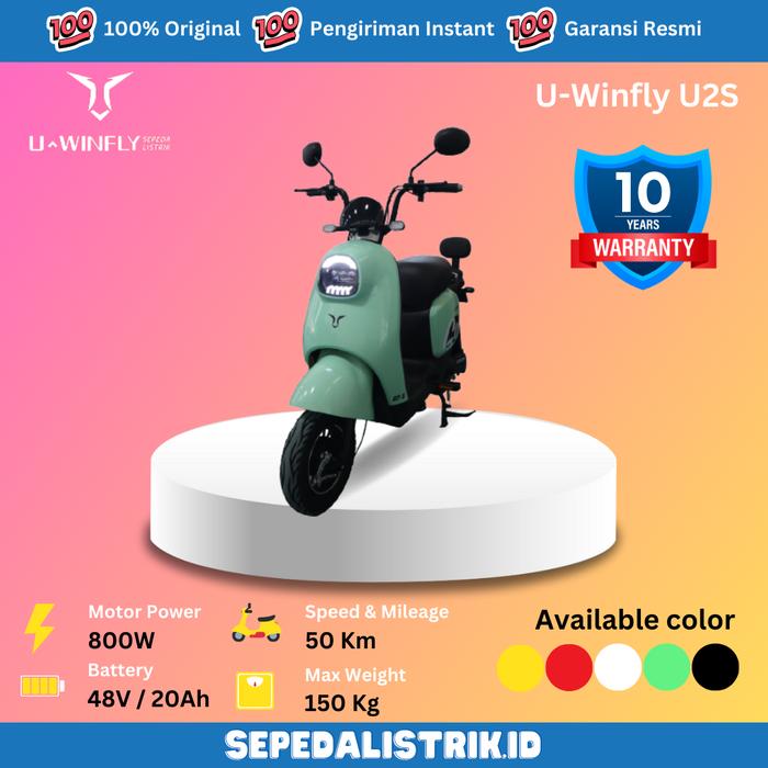 Jual Sepeda Listrik Uwinfly Generasi Terbaru U2 // U2S New Garansi Resmi - Kota Surabaya ...