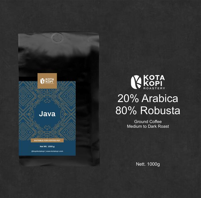 Jual Kopi Bubuk House Blend Kota Kopi - Robusta Arabica Java Blend 1kg - 1000gr - Kab. Magelang ...