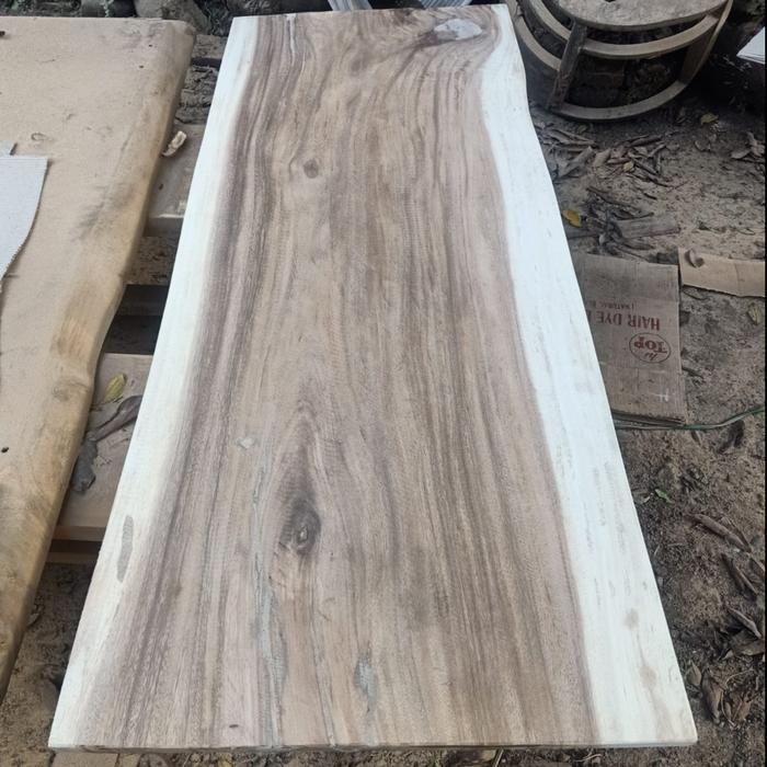 Jual Papan Meja Kayu Trembesi Meh Suar, Kayu Solid Tanpa Sambung ...
