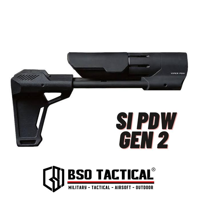 Promo Popor Tactical SI PDW Gen 2 Airsoft Buttstock AEG GBBR Marking ...