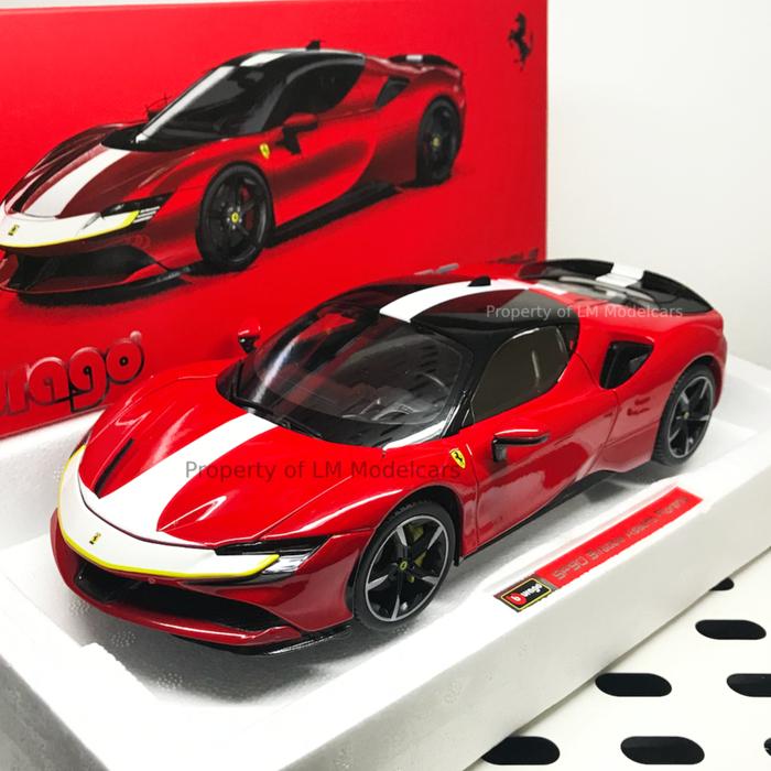 Jual 1/18 Bburago Signature Ferrari SF90 Stradale Assetto Fiorano n ...