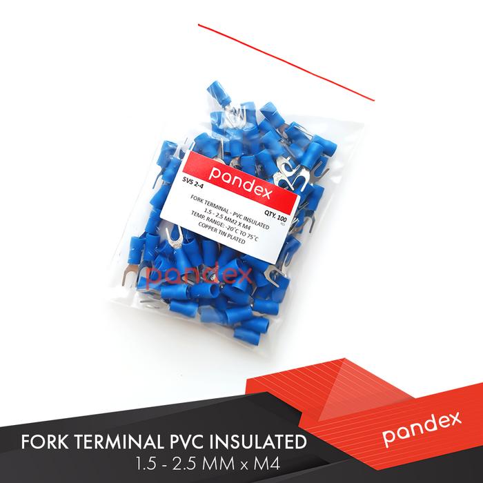 Jual Fork Terminal / Kabel lug / Skun Y / Skun Kabel 2-4 Insulated ...