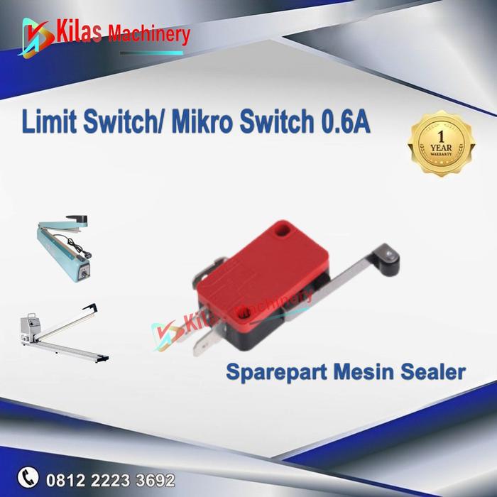 Jual Limit Switch/ Mikro Switch 0.6A Sparepart Mesin Sealer - Kab ...
