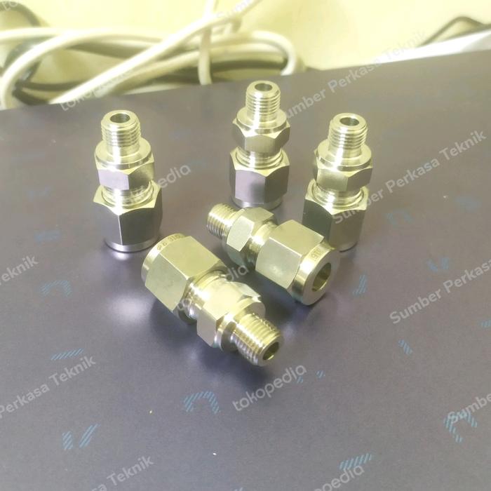 Jual Male Connector od 8mm X 1/8" NPT / Male Connector SS316. - Jakarta Barat - Sumber Perkasa ...