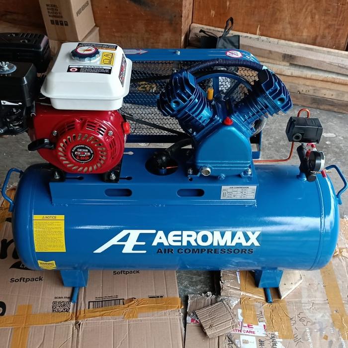 Jual KOMPRESSOR ANGIN/AIR COMPRESSORS 2HP c/w Engine 6.5PK BahanbakarBensin - Kota Tangerang ...