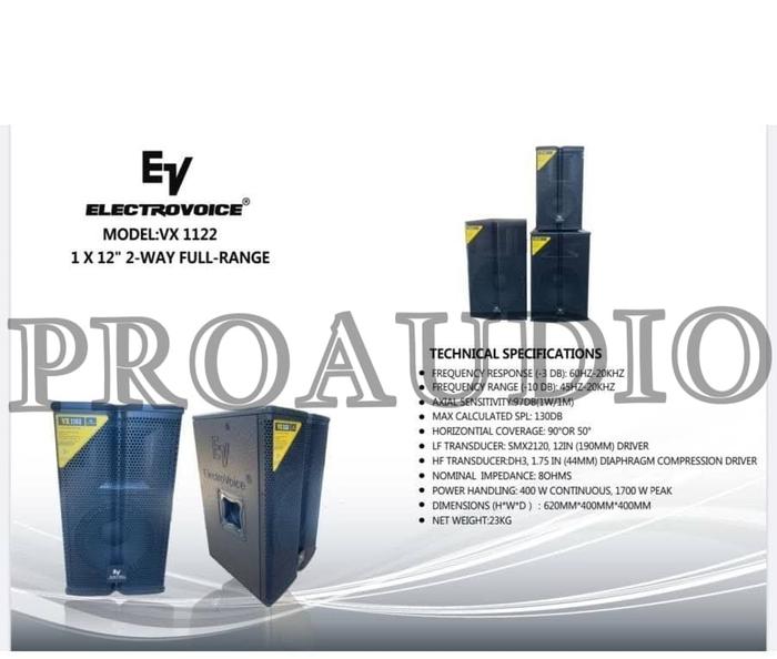 Jual Speaker Pasif / Speaker Passive 12 Inch ELECTROVOICE EV VX 1122 Ori - Kota Medan - Proaudio ...