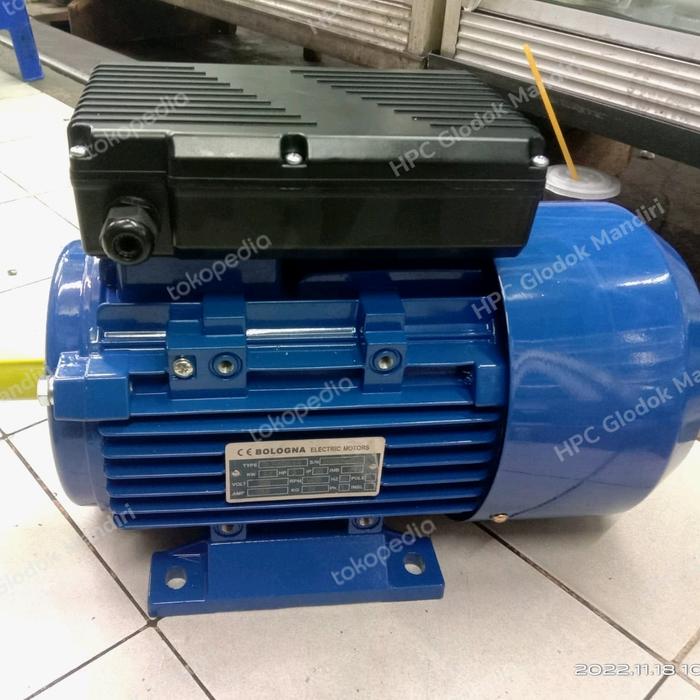 Jual Motor Electrik / Dinamo Electrik 3hp/2.2kw 1 pahse rpm 1420 4 pole ...